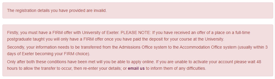 Application FAQs - University Living