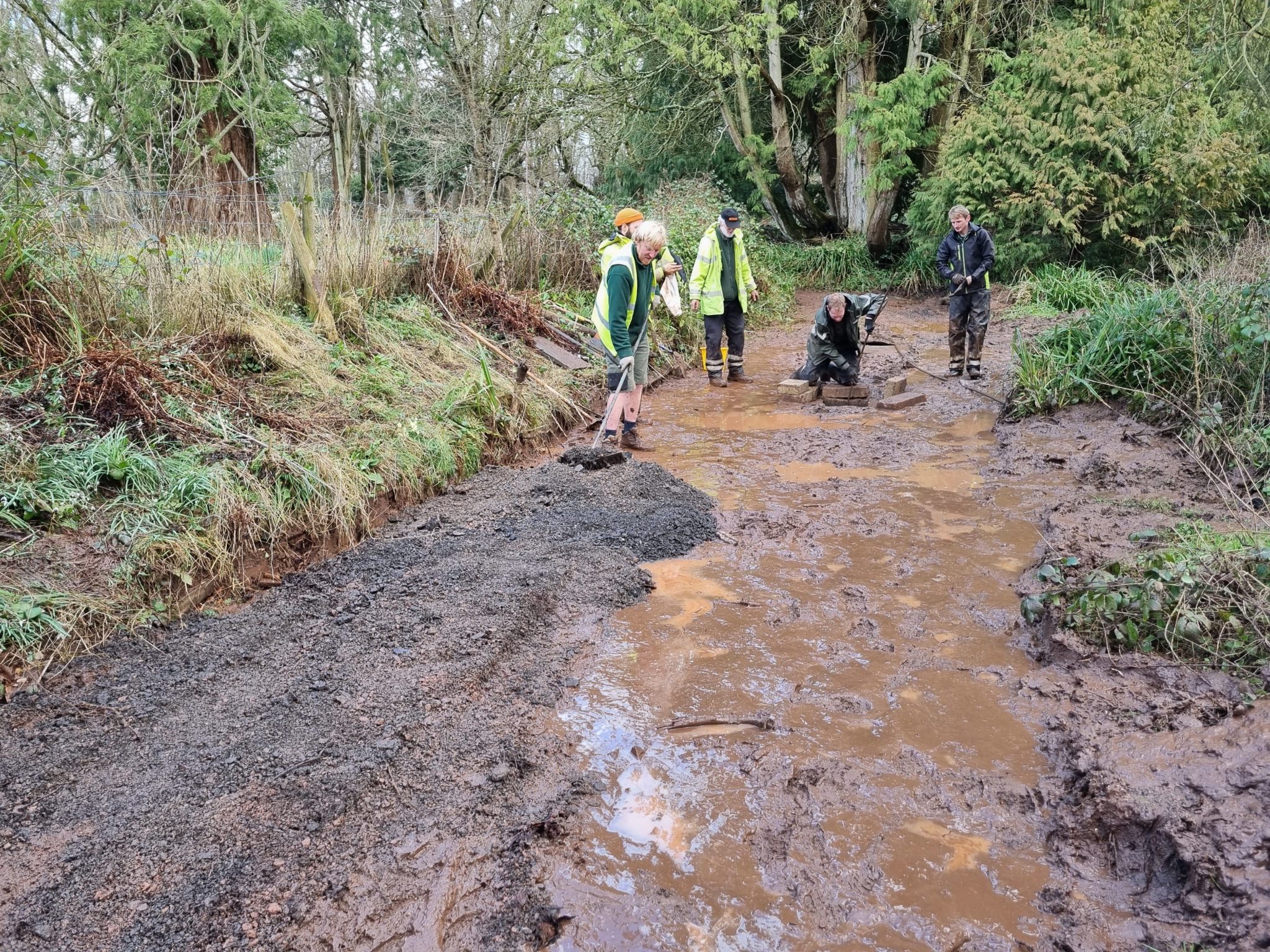 Grounds Team Volunteering - Poltimore House - Budding news
