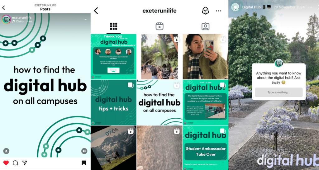 Digital Hub Instagram Takeover - Digital Buzz at UoE