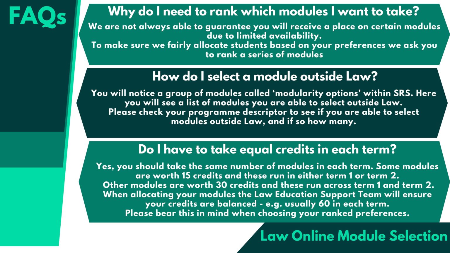 Module Selection Information > Exeter Law School