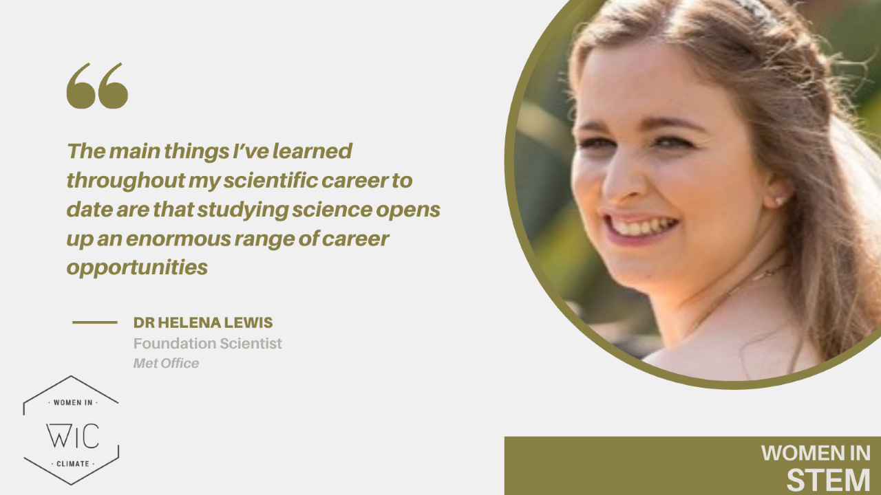 Member Blog — Dr. Helena Lewis > Women in Climate (WiC) network